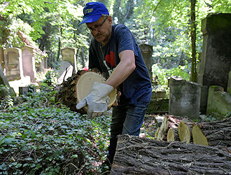 World Society Vice-President Alon Goldman Co-ordinates Major Cemetery ...